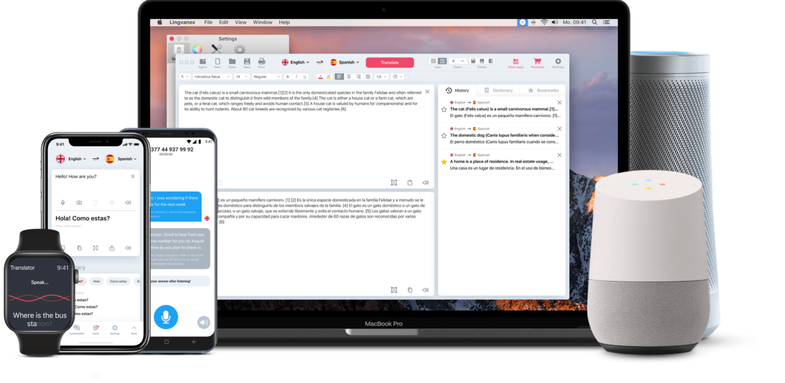 Lingvanex Translation Apps for Business and Lives.